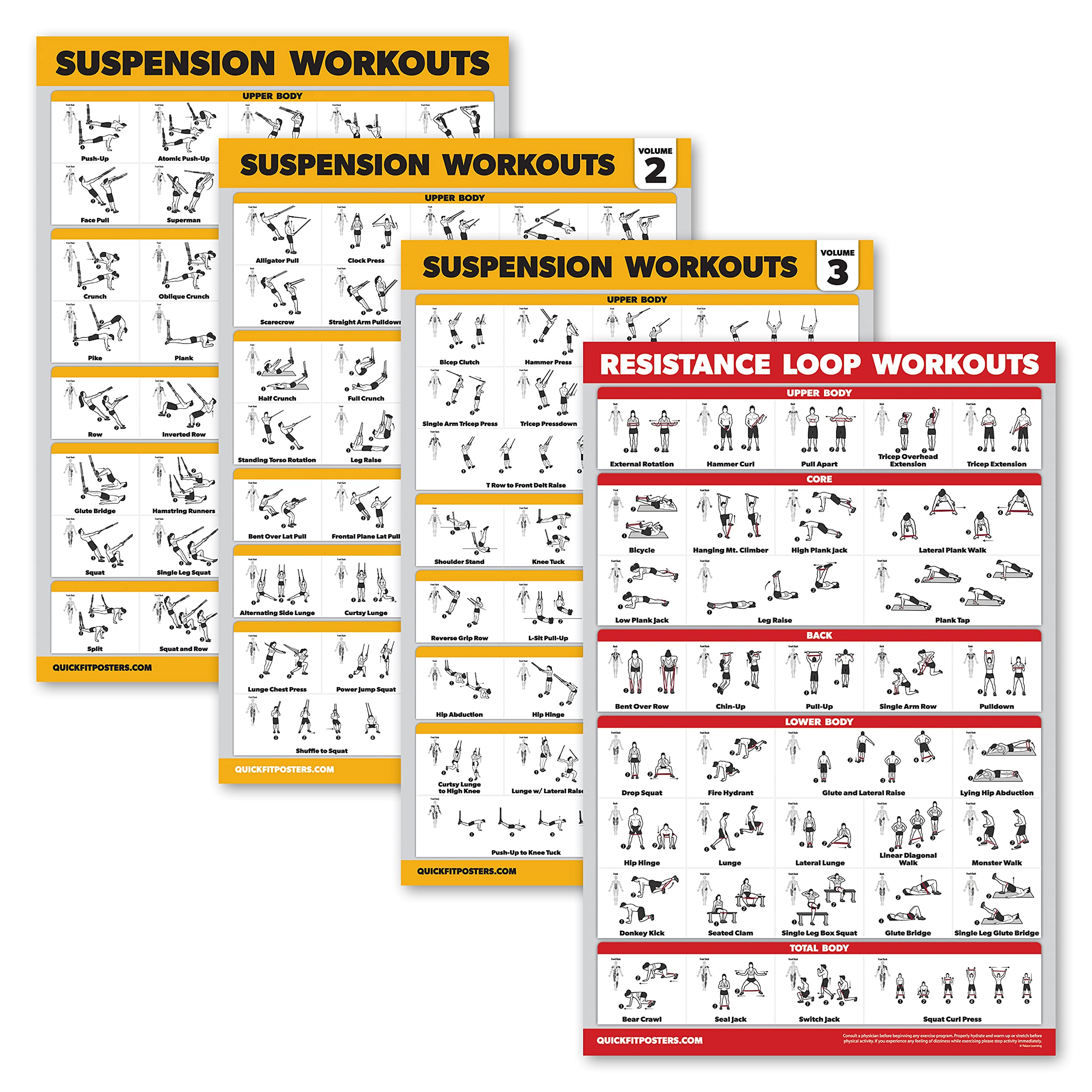 Buy Palace Learning 4 Pack - Suspension Workout s Volume 1, 2 & 3 ...