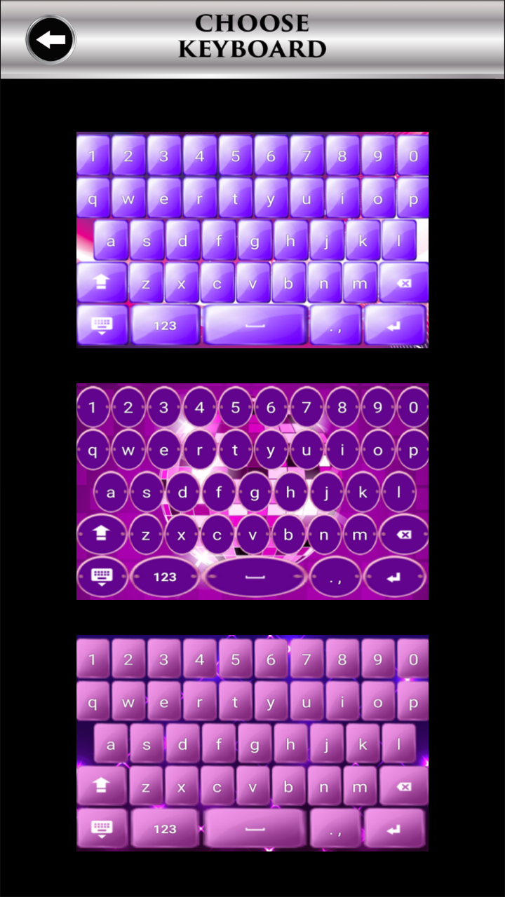 Purple Keyboards - App on the Amazon Appstore