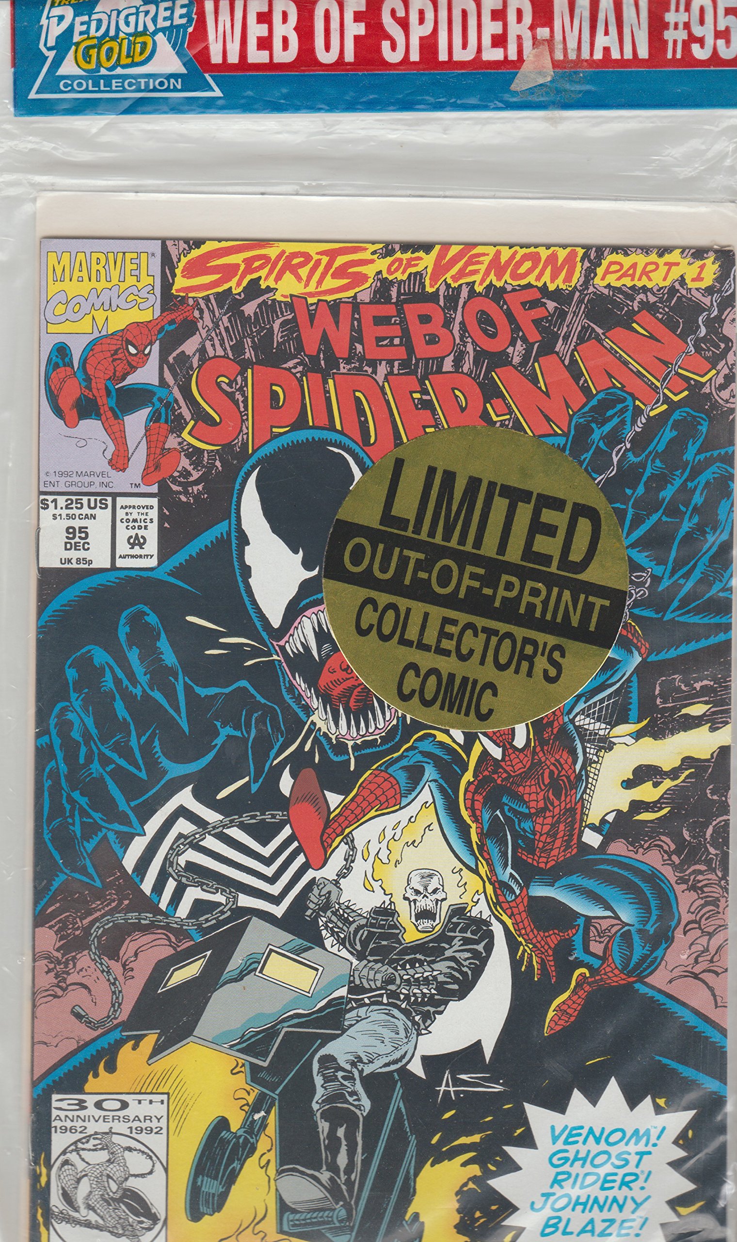 Amazon.com: Web of Spider-man #95 (Spirits of Venom Part 1) December ...