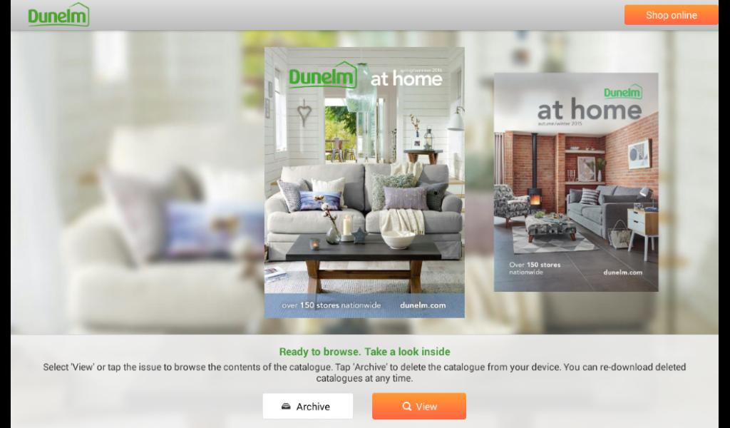 Dunelm Catalogue for Kindle - App on Amazon Appstore