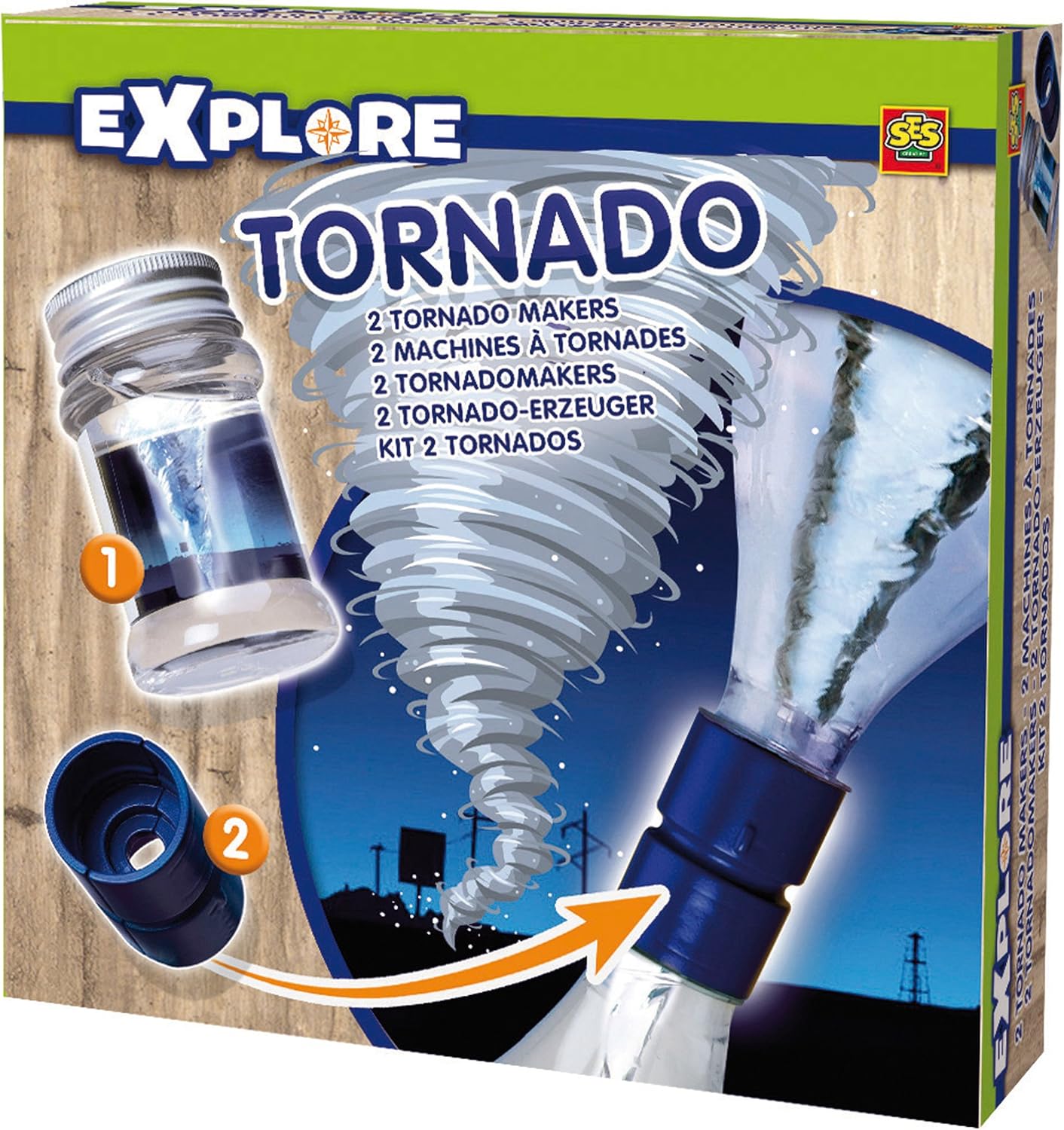 Amazon.com: SES Creative Explore Tornado Makers Kit : Toys & Games