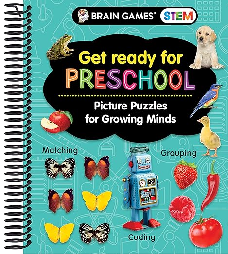 Amazon.com: Brain Games STEM - Get Ready for Preschool: Picture Puzzles ...