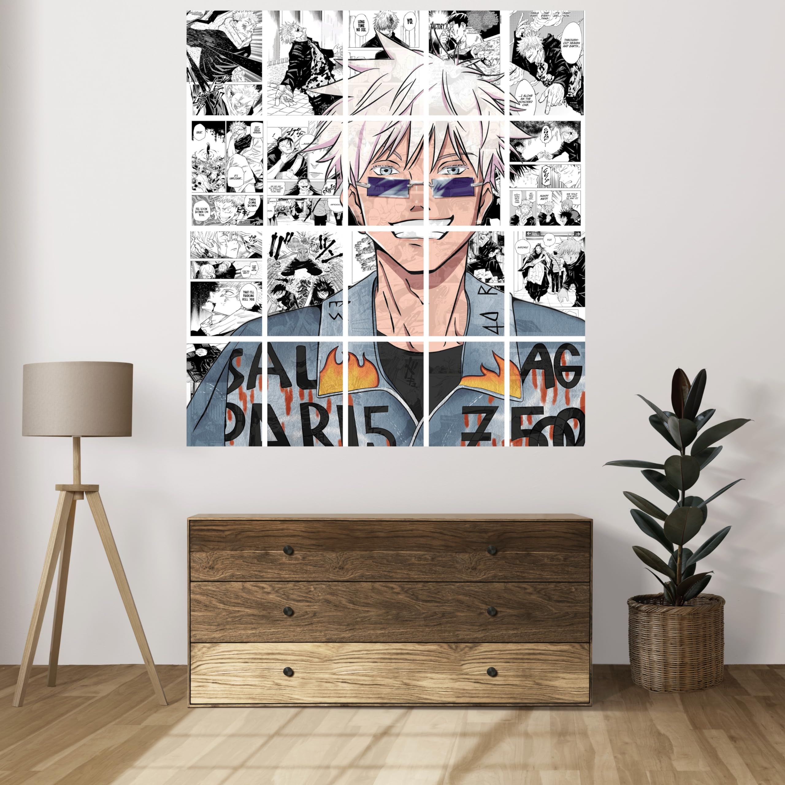 ENSEMBLE Set of 20 gojo collage kit | anime poster of jujutsu kaisen ...
