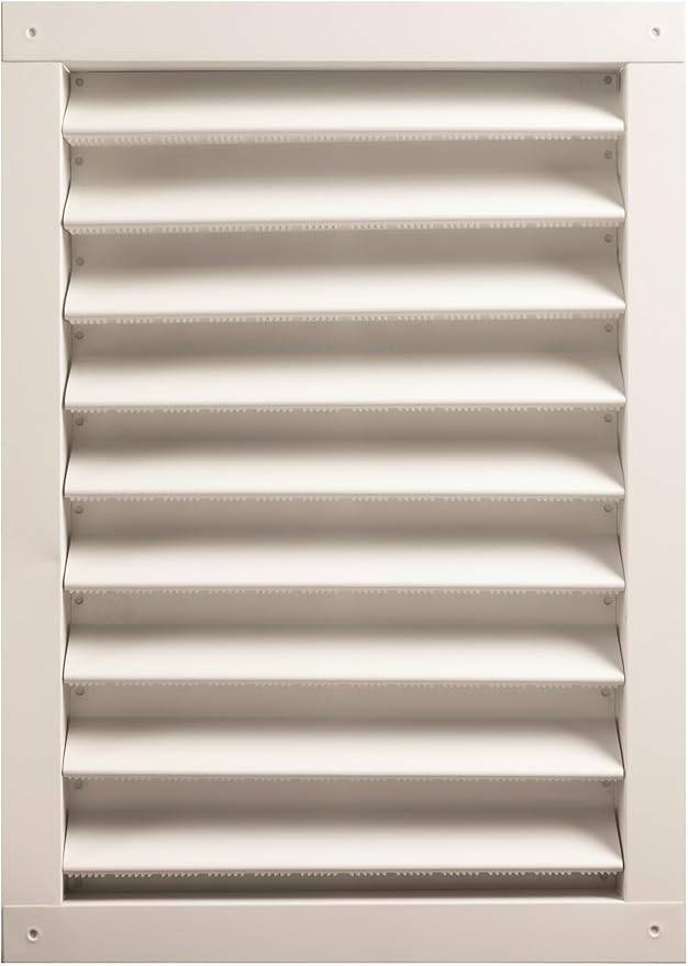 Master Flow 24 in. x 30 in. Aluminum Wall Vent – Durable One-Piece ...