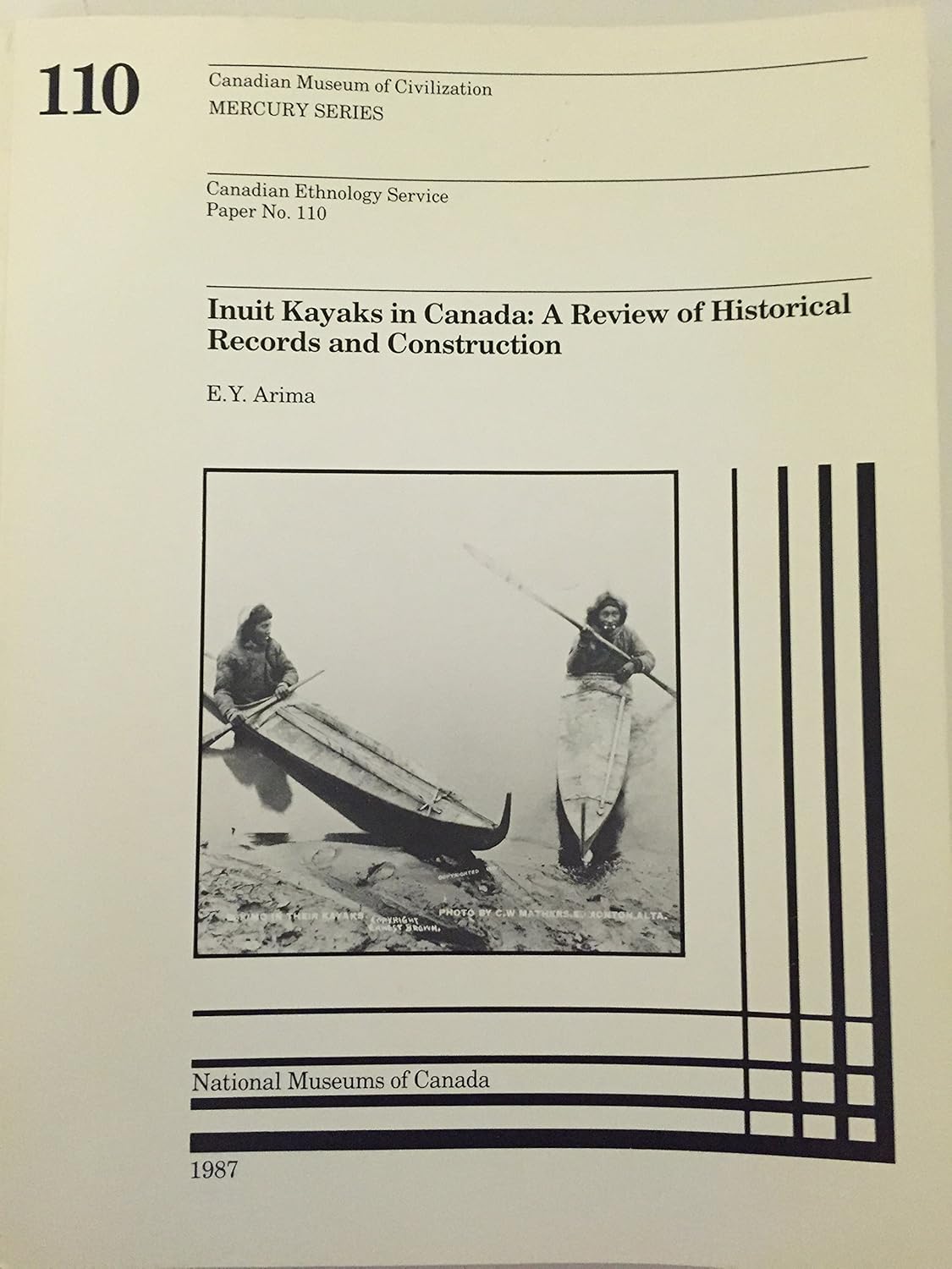 Inuit Kayaks in Canada: A Review of Historical Records and Construction ...