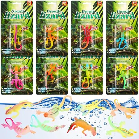 Amazon.com: Outus 8 Pieces Growing Animal Creature Expandable Giant ...