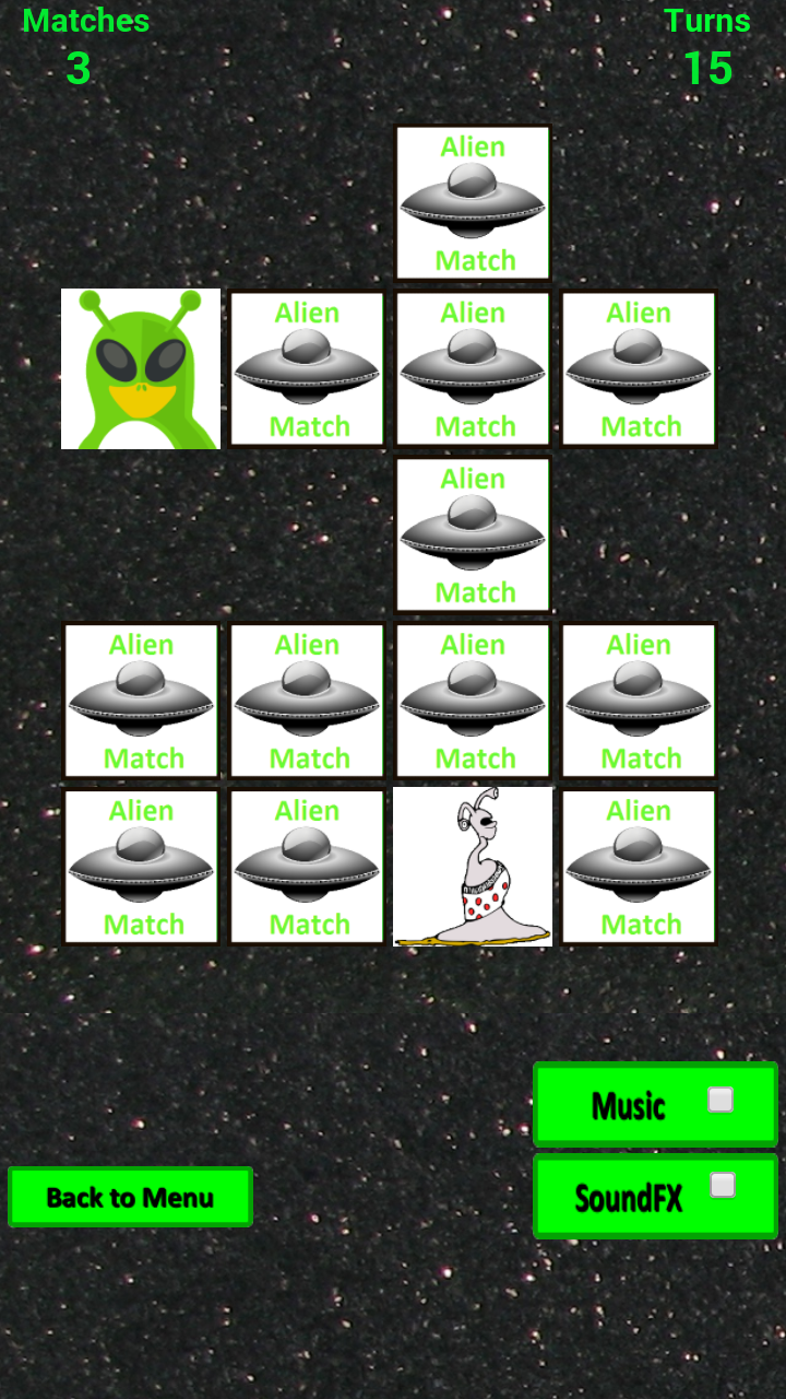 Memory Match: Alien - App on Amazon Appstore