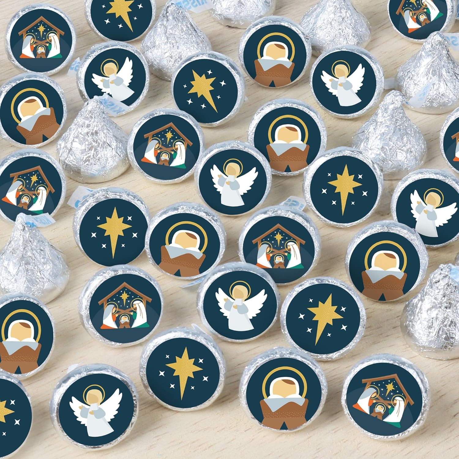Amazon.com: Big Dot of Happiness Holy Nativity - Manger Scene Religious ...