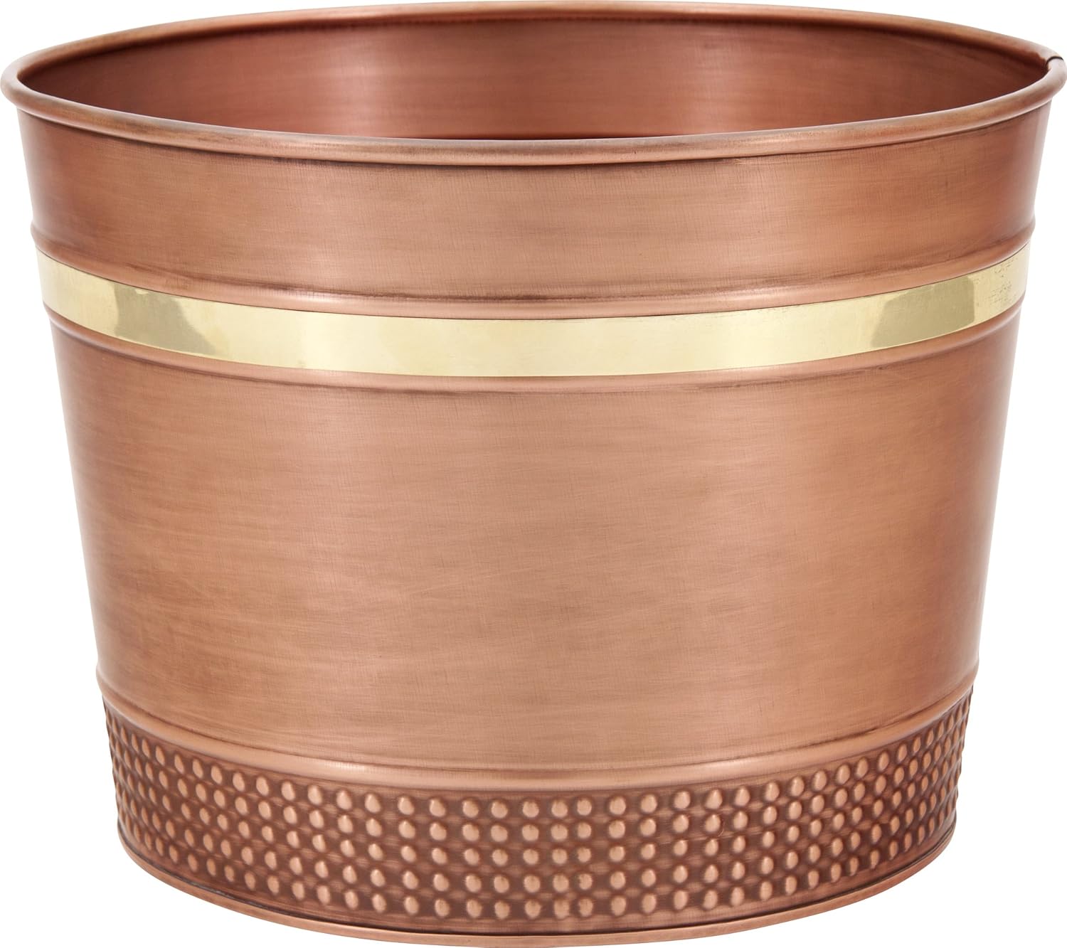 Amazon.com : Behrens 4CP Round Copper Planter, 4-Gallon : Patio, Lawn ...