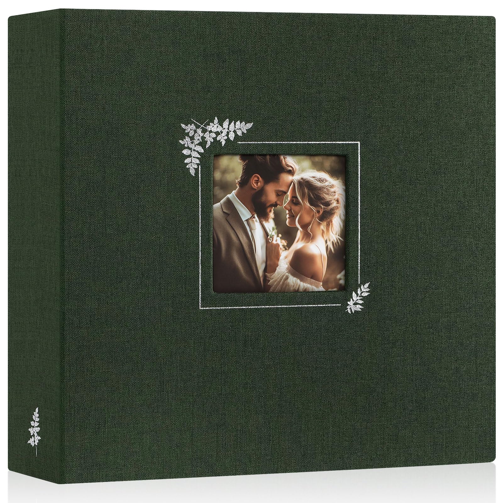 Amazon.com: Lanpn Scrapbook Photo Album 12x12, Linen Window Design ...