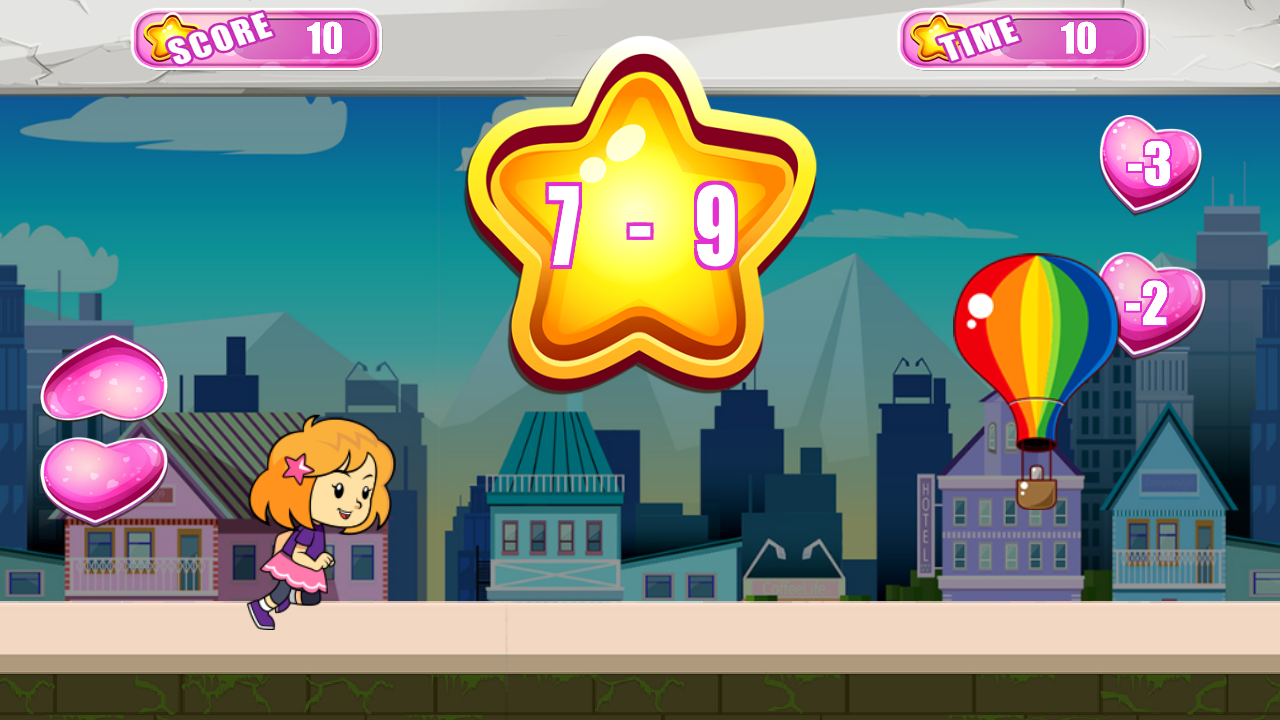 Cute Girl Math Survive - App on Amazon Appstore