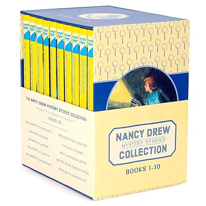 Nancy Drew Books 1-10 Box Set The Nancy Drew Mystery Stories Collection ...