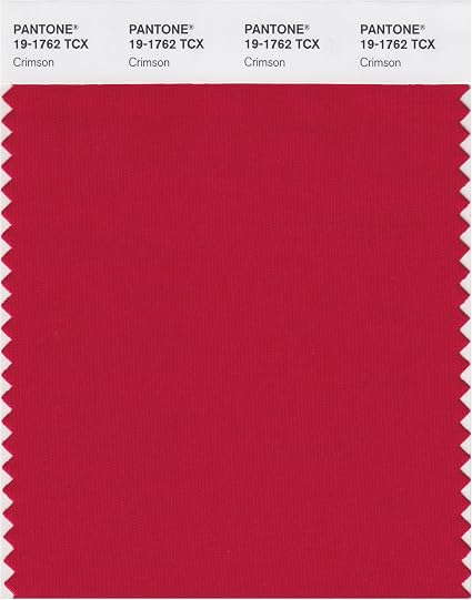 PANTONE Smart 19-1762X Color Swatch Card, Crimson - House Paint ...
