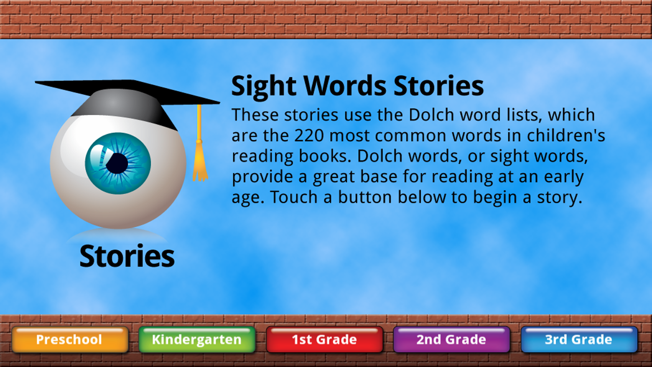 Sight Words Stories - App on the Amazon Appstore