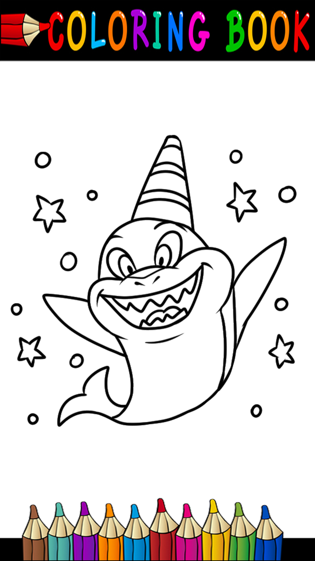 Coloring book Shark For Kids - App on Amazon Appstore