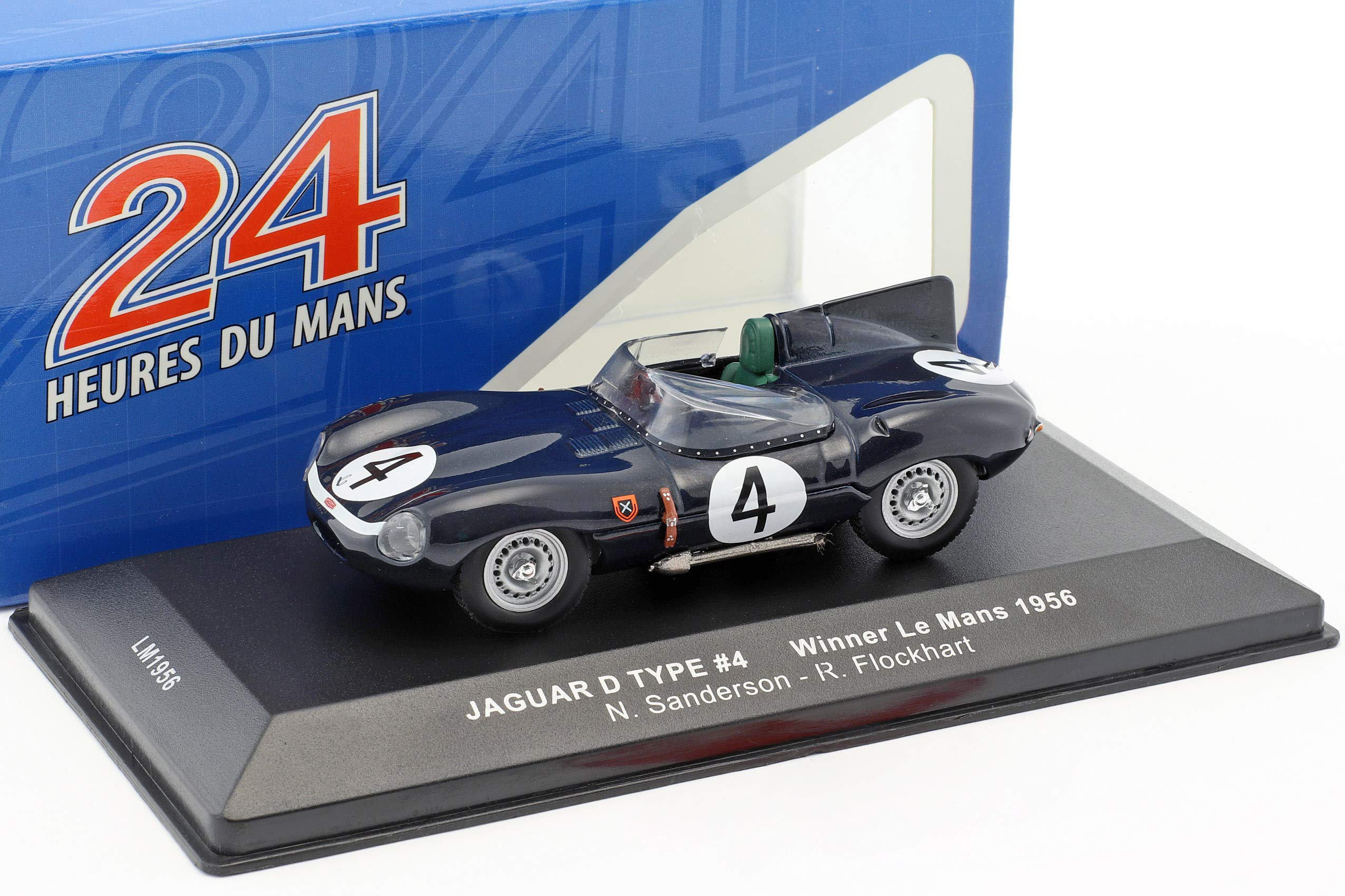 Buy IXO Jaguar D Type #4 Le Mans Winner 1956 - Sanderson/Flockhart 1/43 ...