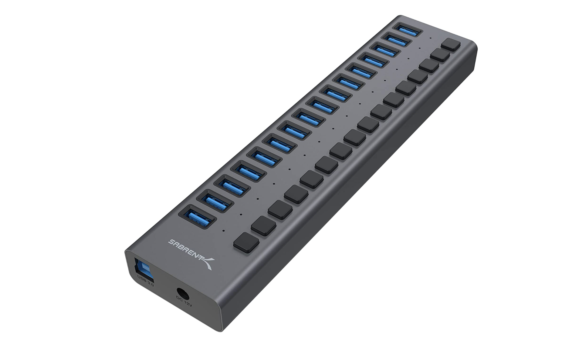 Watch Sabrent HB-PU16 16-Port USB 3.0 Data Hub with 90 Watt Review on ...