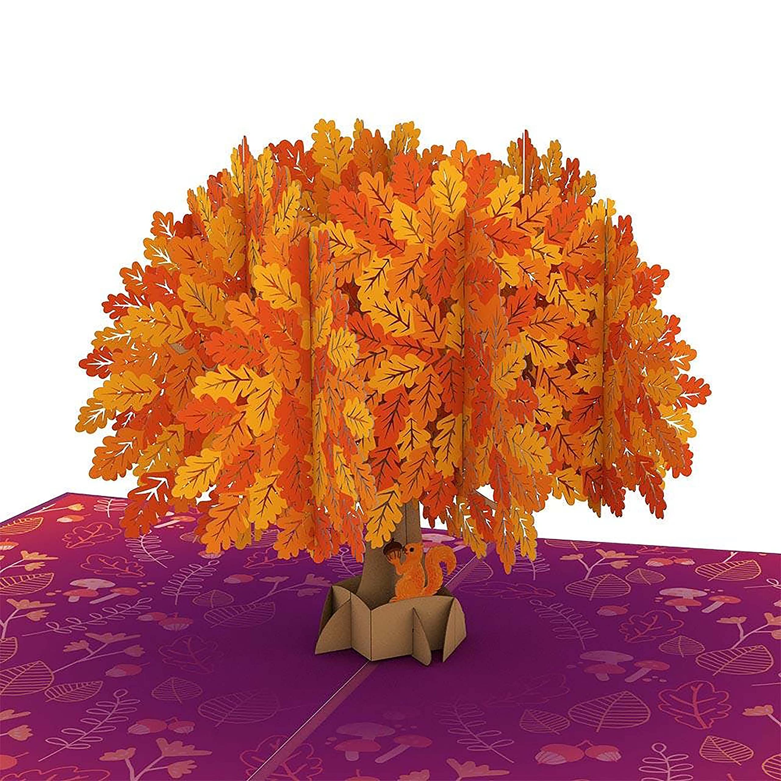 Snapklik.com : Oak Tree Pop Up Card, 5x7-3D Greeting Card, Fall ...