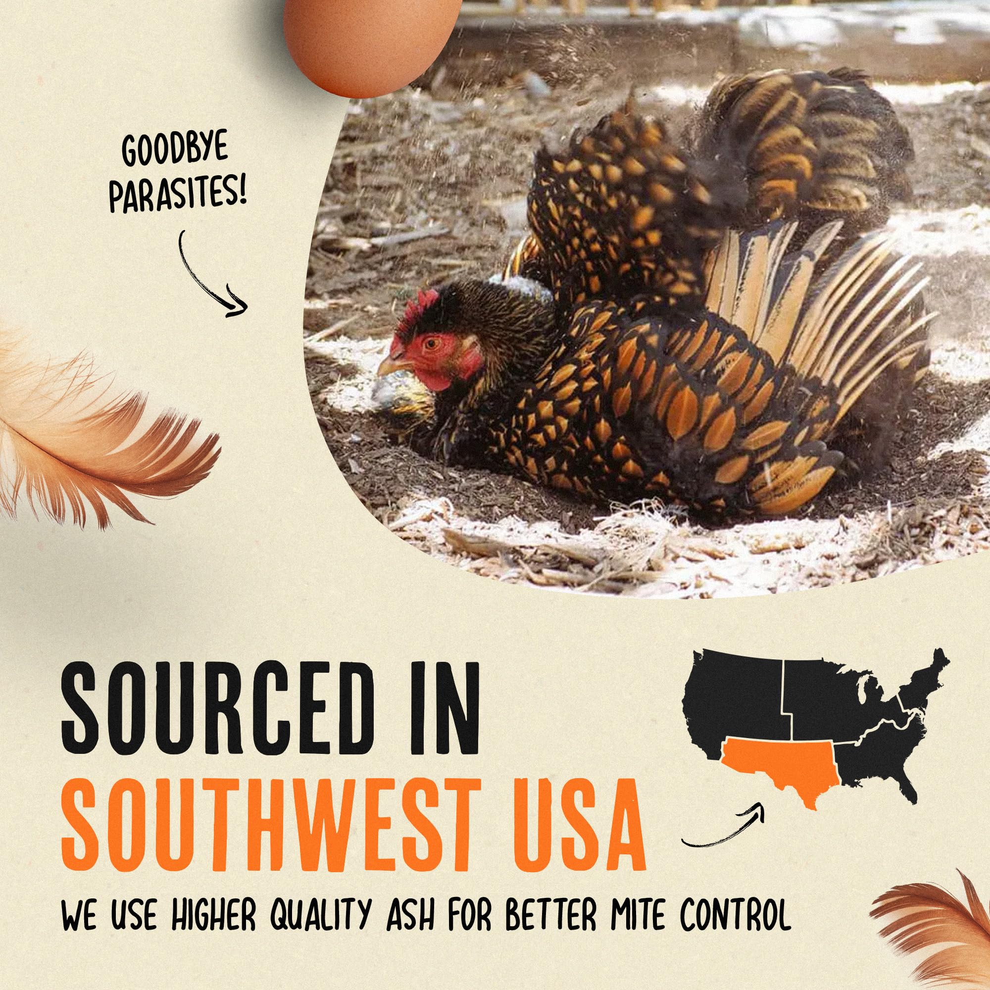 Snapklik.com : Roostys Naturals Chicken Dust Bath 5.5LB Dust Bath For ...