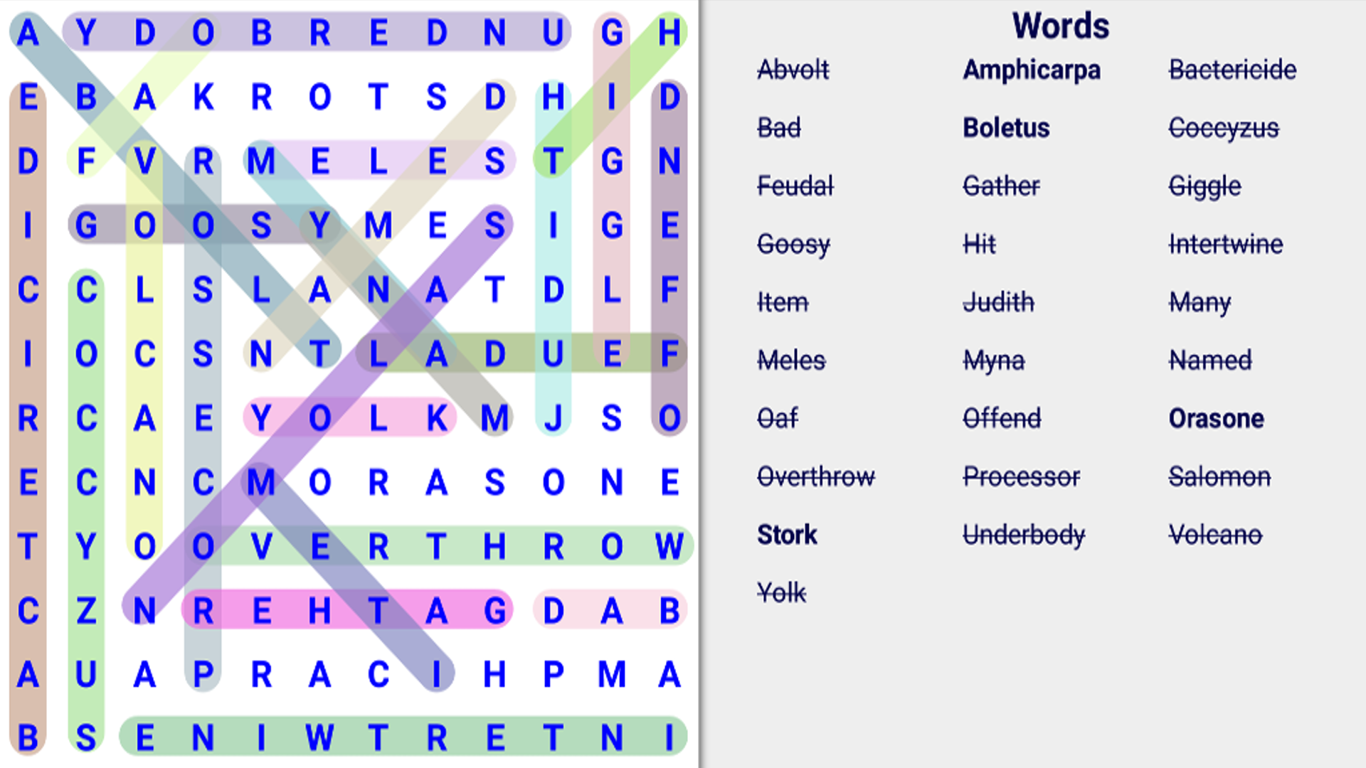 Word Search Puzzle Game - App on Amazon Appstore