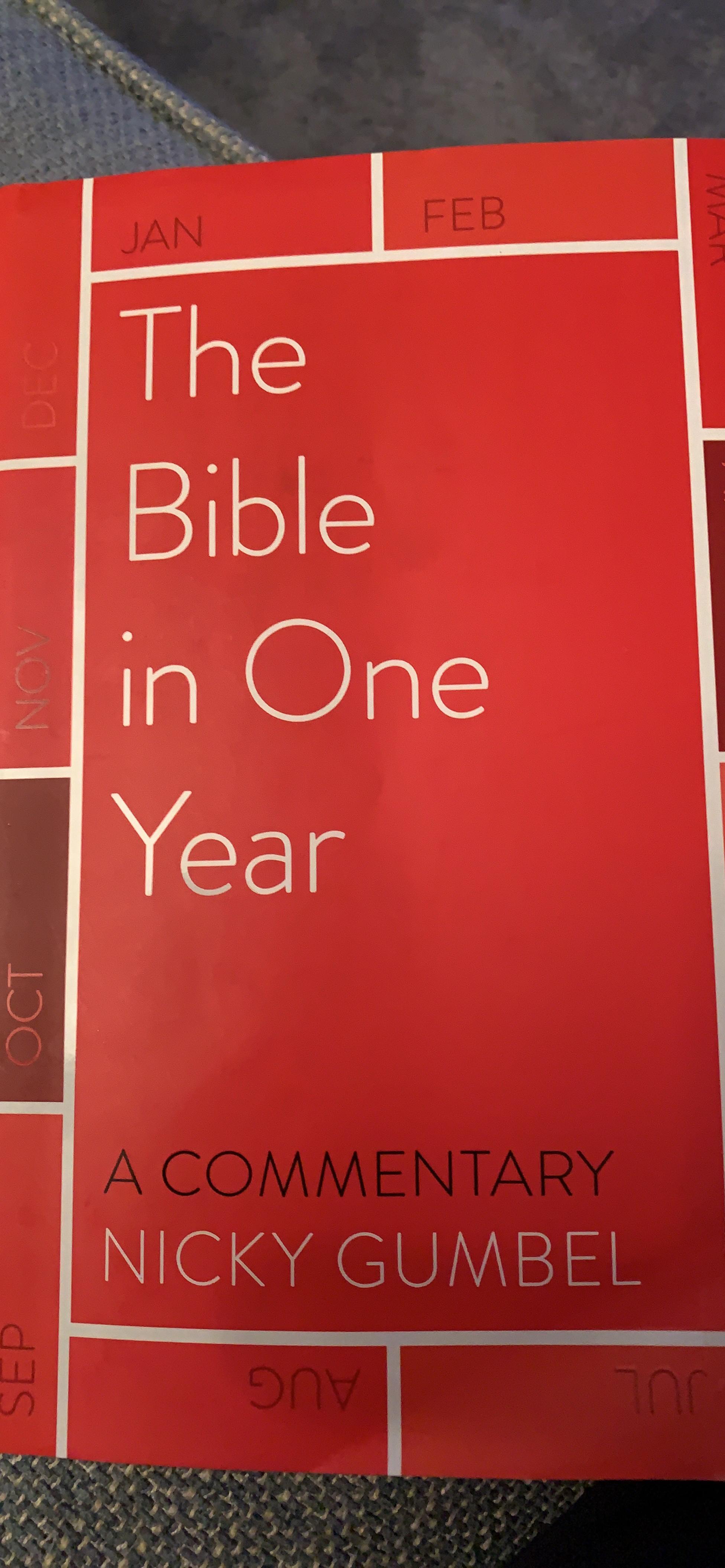 The Bible in One Year – a Commentary by Nicky Gumbel (Bible ...