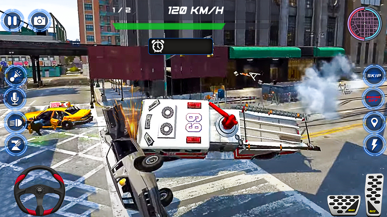 Car Crash Beam NG Car Driving Simulator Games 3D-Amazonアプリストアのアプリ