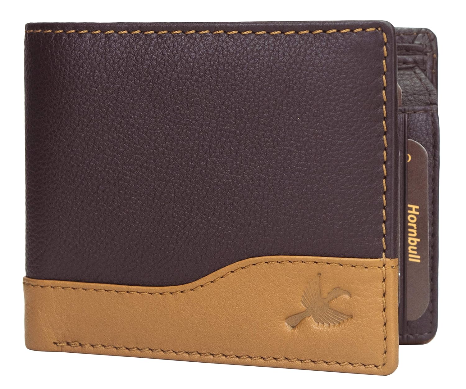 Buy HORNBULL Men's Buttler Genuine Leather RFID Blocking Wallet (114 ...