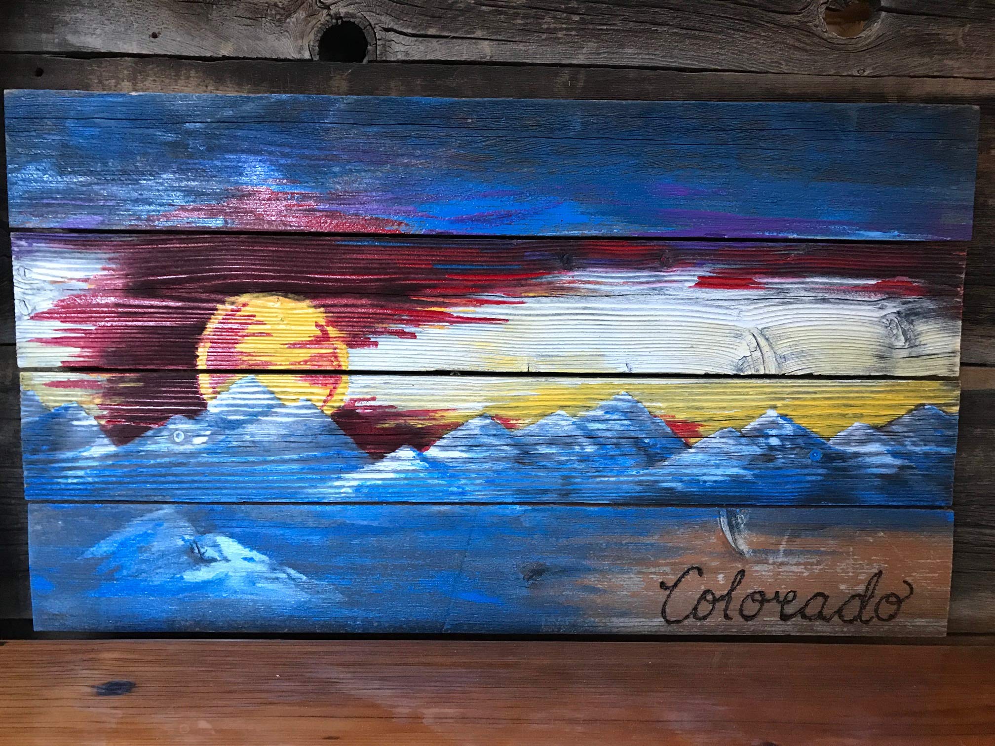 Abstract Colorado Flag