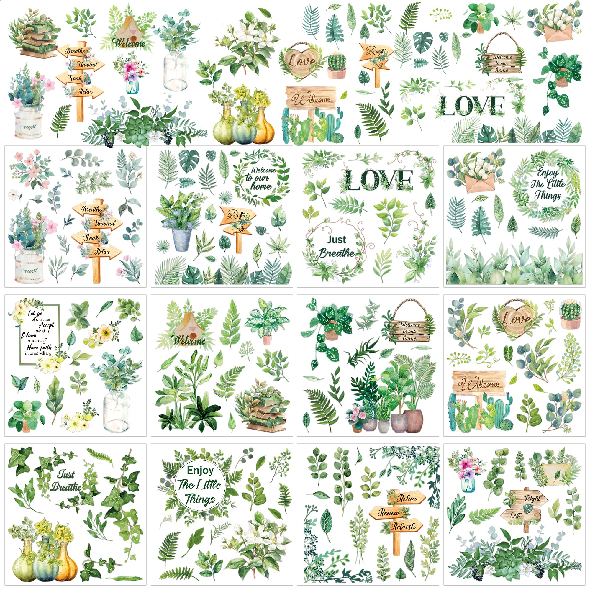 Amazon.com: Rub on Transfers for Crafts Stickers: 12 Pcs Rub on ...