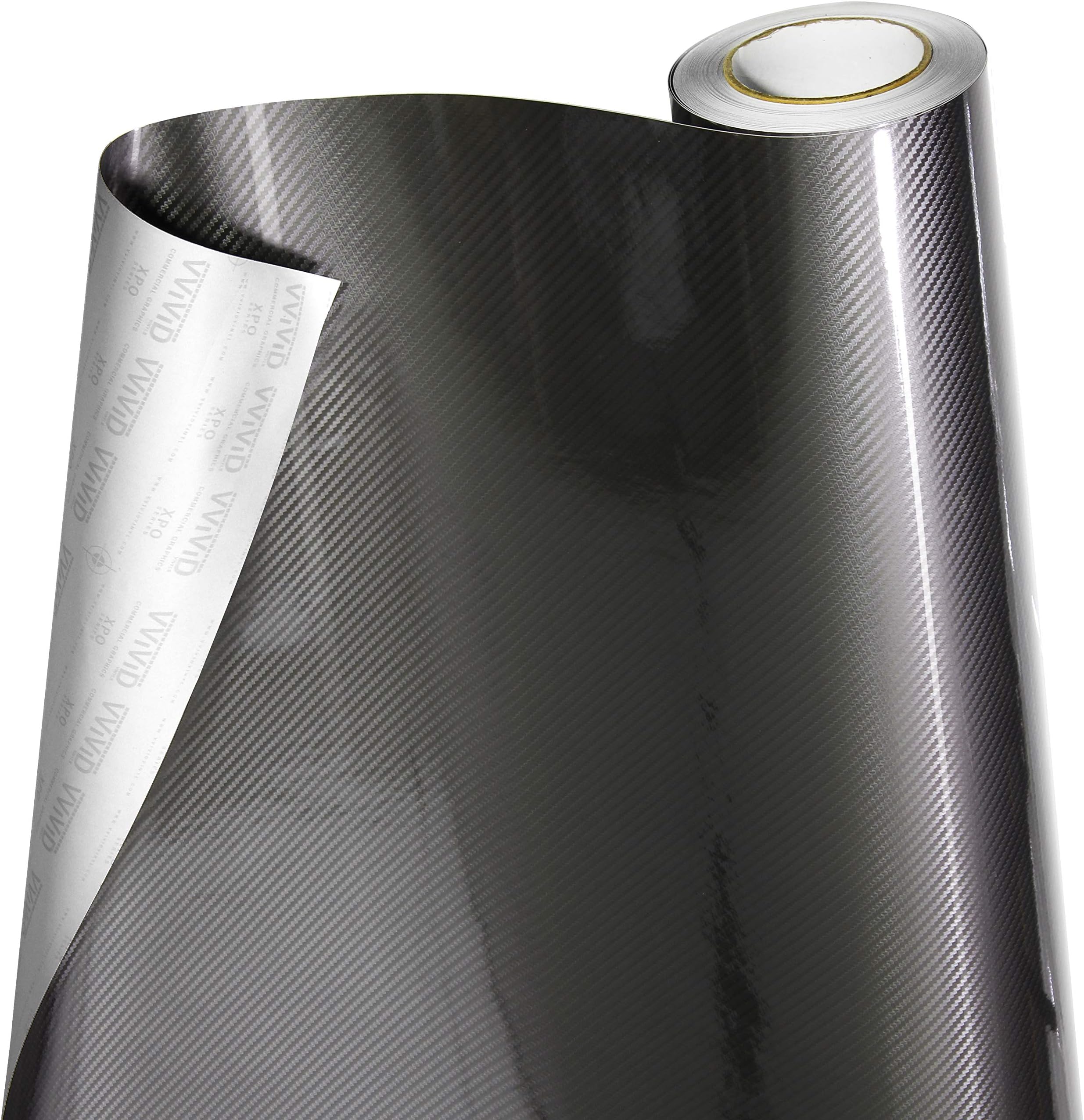 Amazon.com: VViViD Dark Grey Tek R High Gloss Carbon Fiber Vinyl Wrap ...