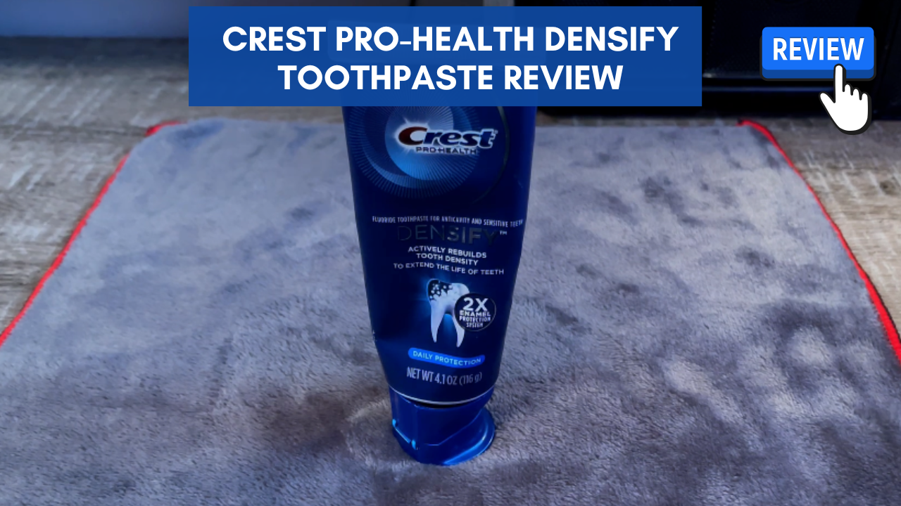Watch Crest Pro-Health Densify Toothpaste Review on Amazon Live