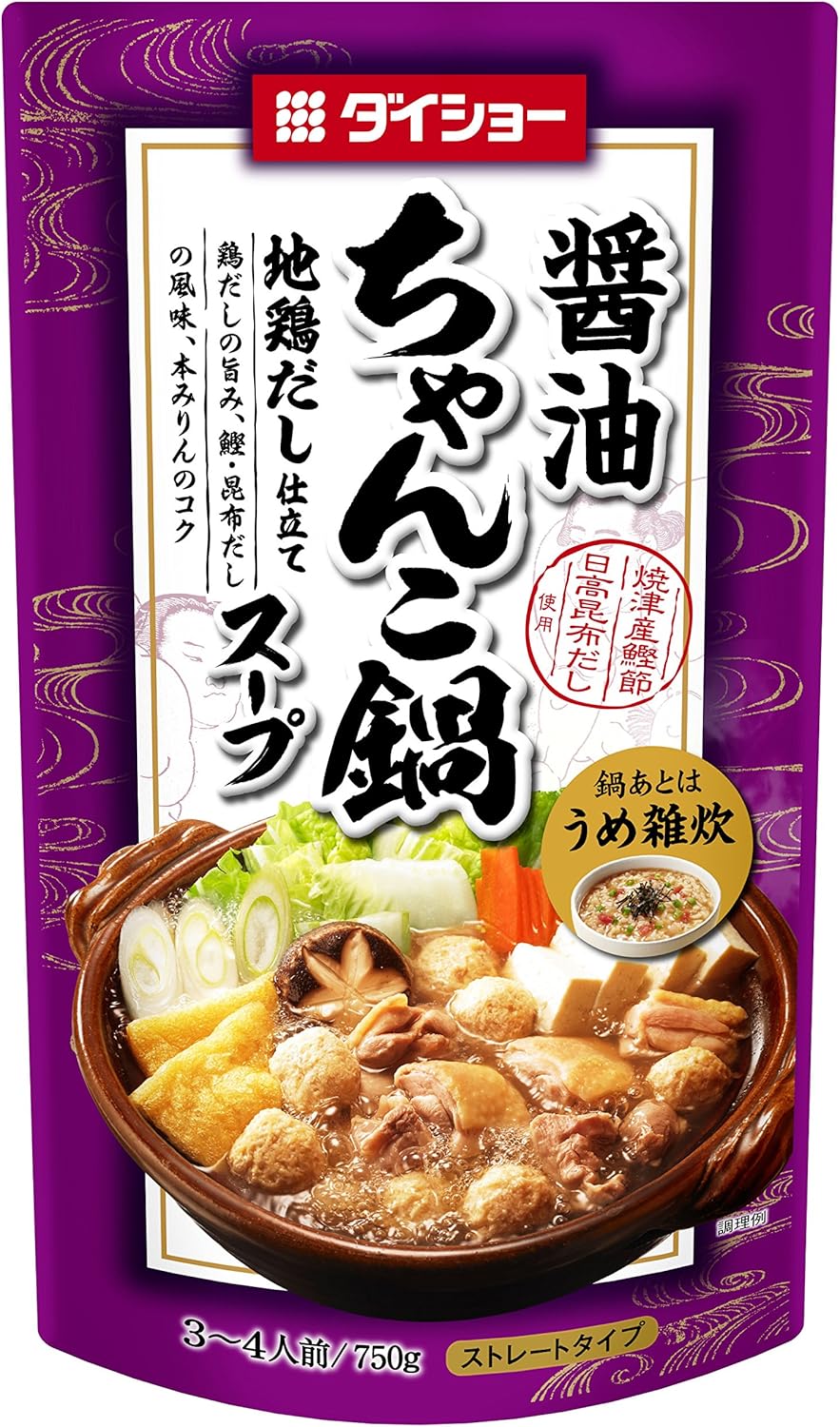 Japanese Daisho Hot pot Soup Base Chanko nabe soup soy sauce 750g Ãƒ- 2 ...