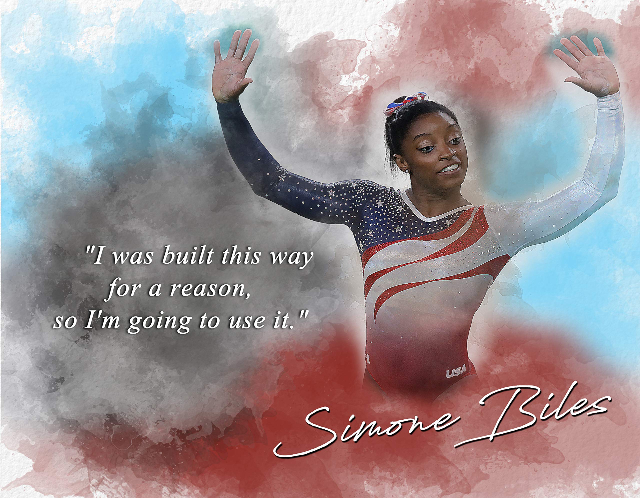 Built This Way For A Reason Simone Biles Inspirational Quote ...