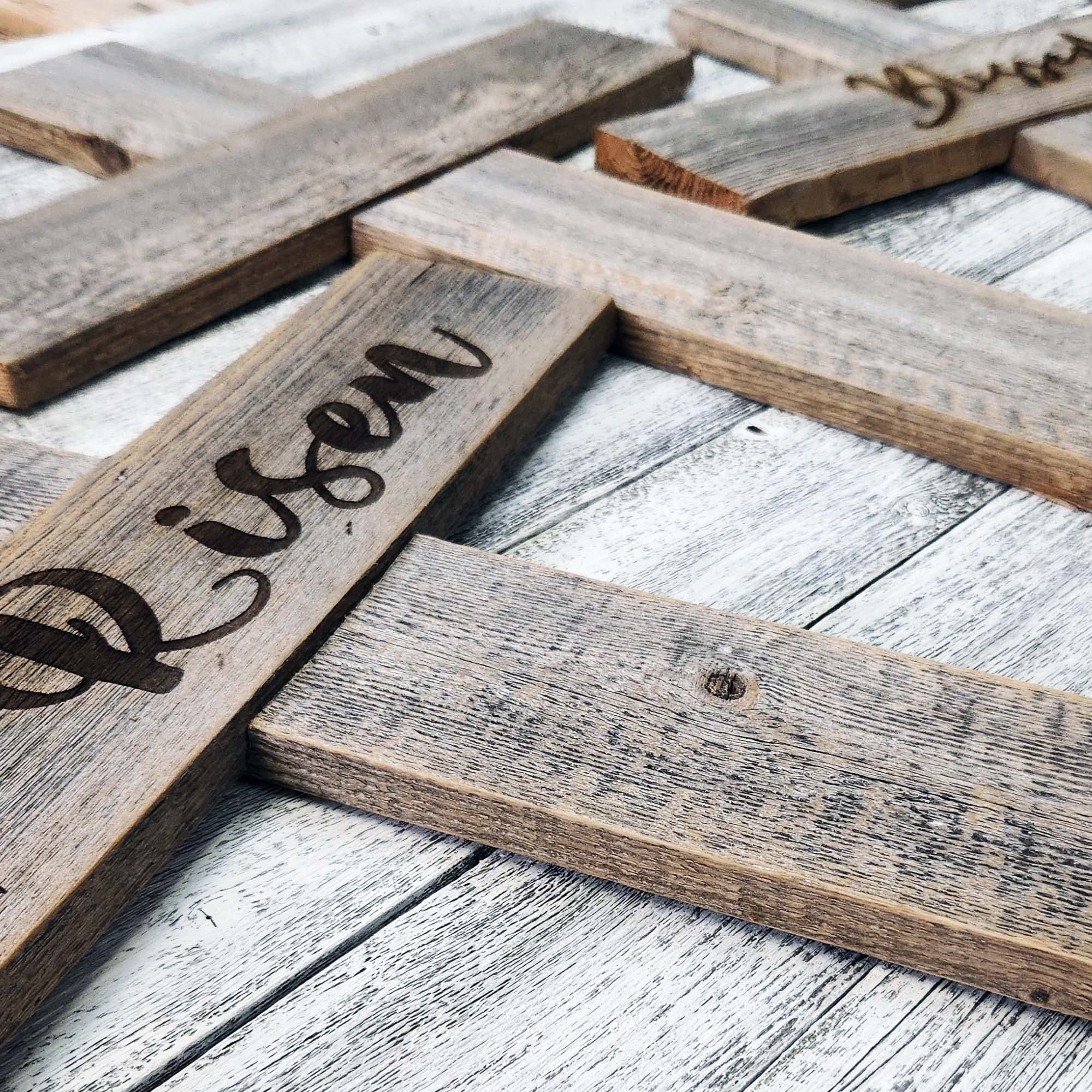Reclaimed Wood Christian Home Decor Custom Reclaimed Kitchen Milled