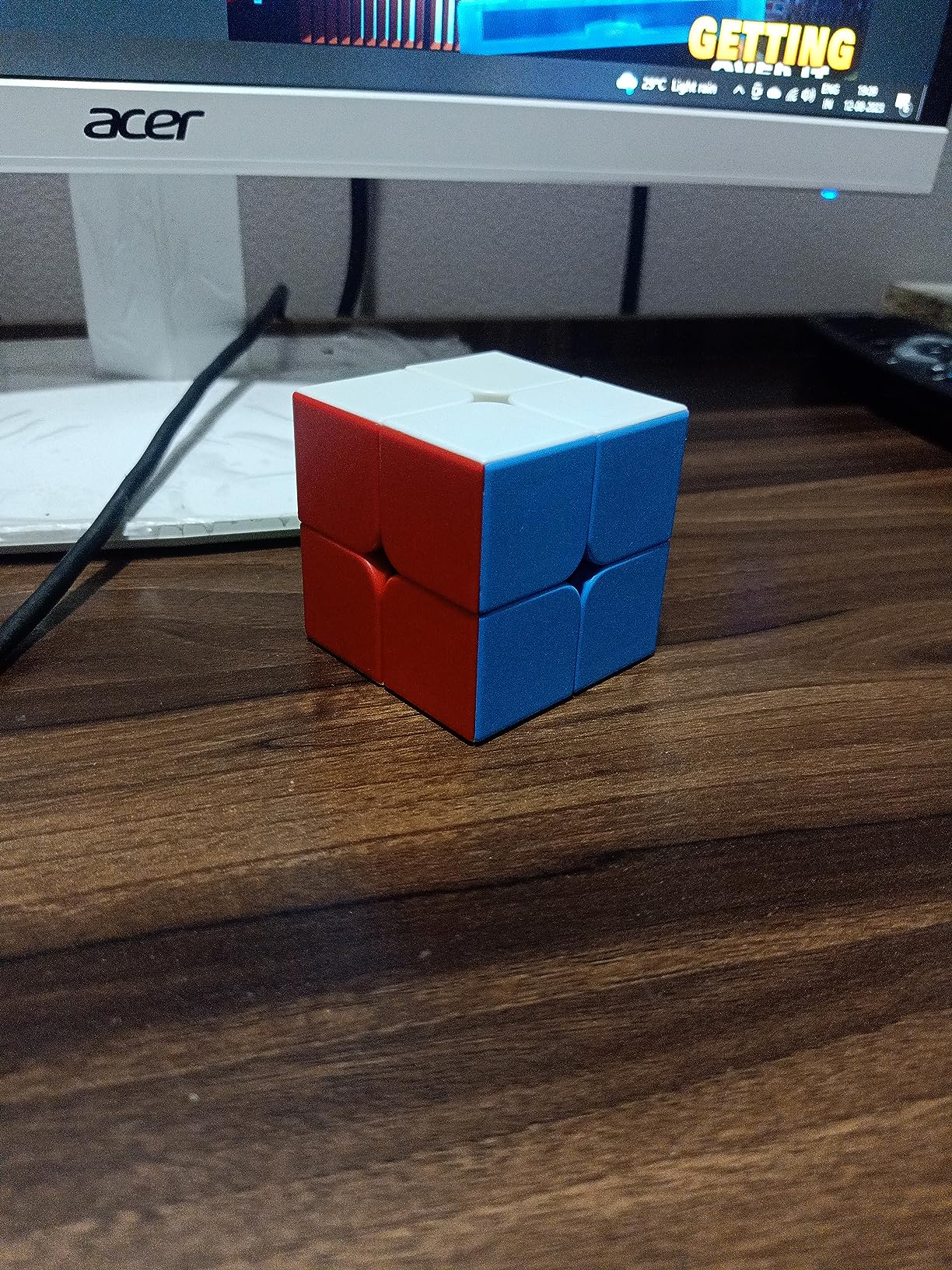 Kiddie Galaxia 2x2 Cube Sticker less Speed Cube Magic Cube Puzzle Toy ...