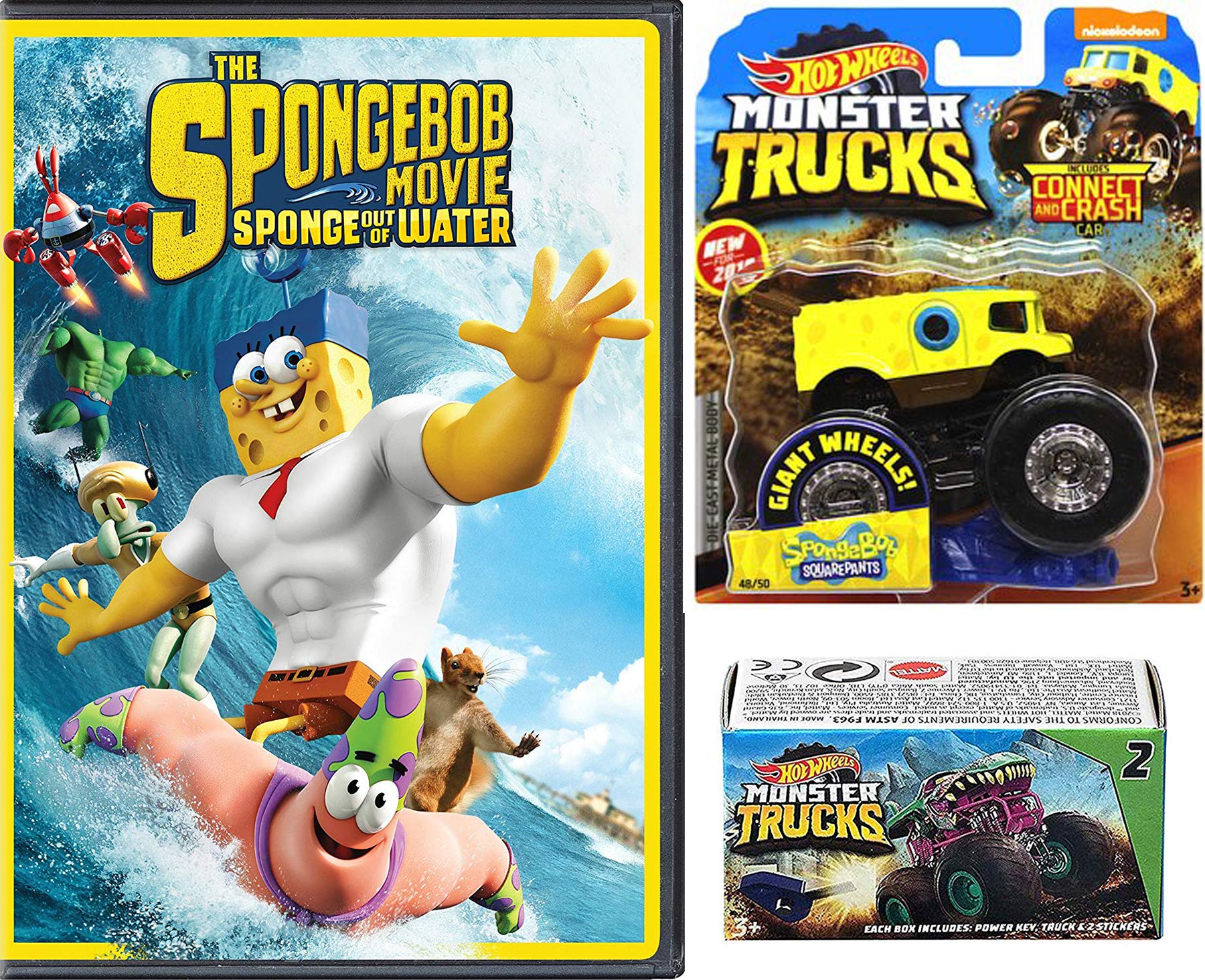 Buy Hot Wheels Big Spongebob Monster Action Jam Squarepants C Wheels ...