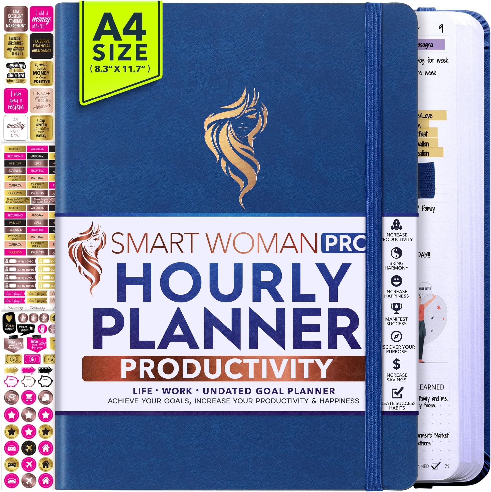 Amazon.com : Undated Planner Pro - 8.5" x 11" Weekly & Monthly Planner ...