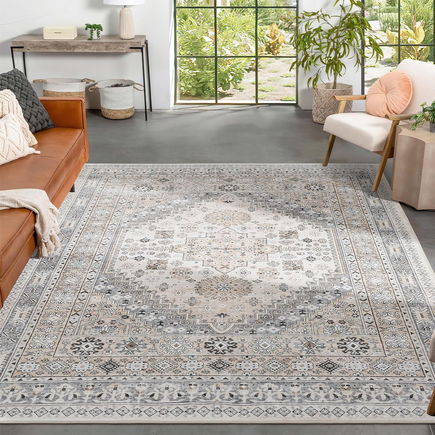 Amazon.com: zesthome 5x7 Area Rugs - Ultra-Thin Washble Area Rug, Stain ...