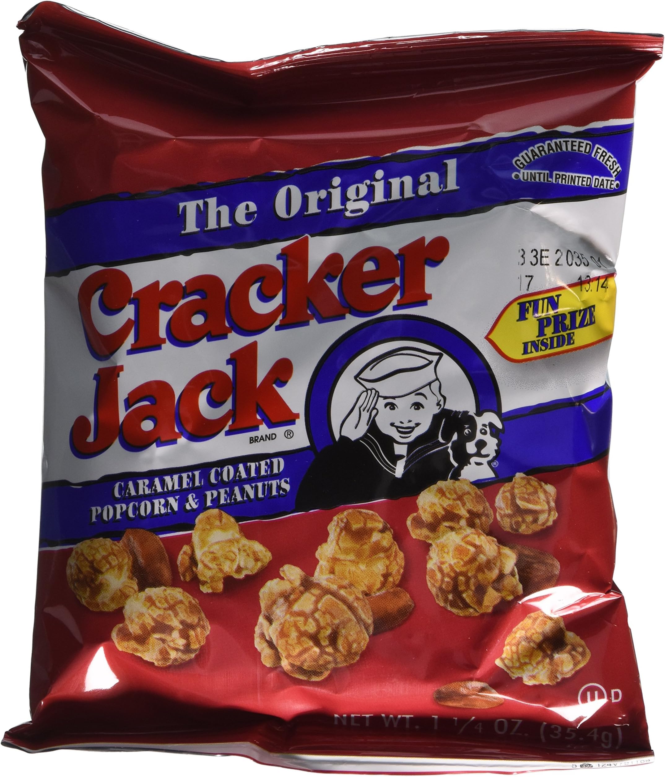 Amazon.com: Cracker Jacks Original Large 3.125 Ounce Bag | Pack of 4
