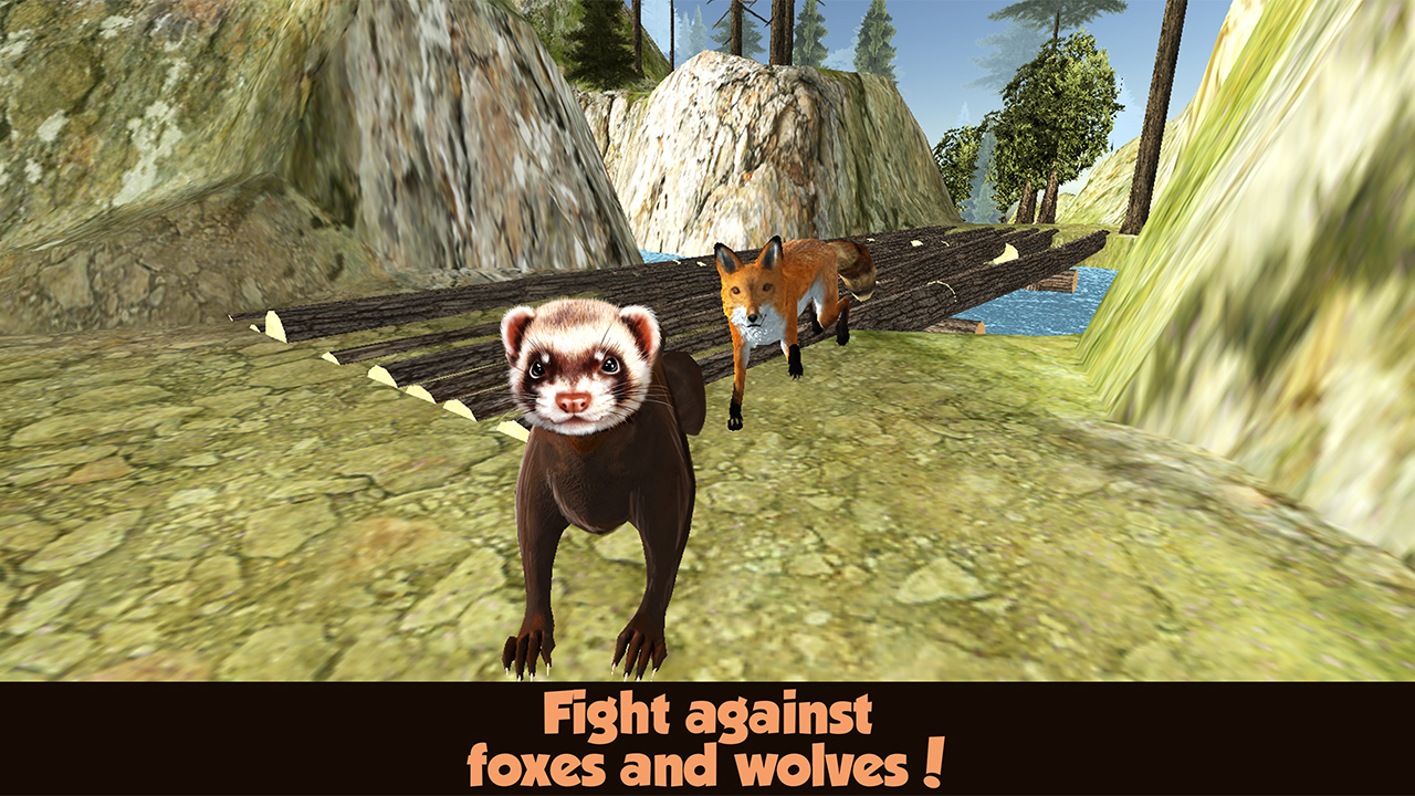 Forest Ferret Survival Simulator 3D: Wildlife Animal Weasel Game - App ...
