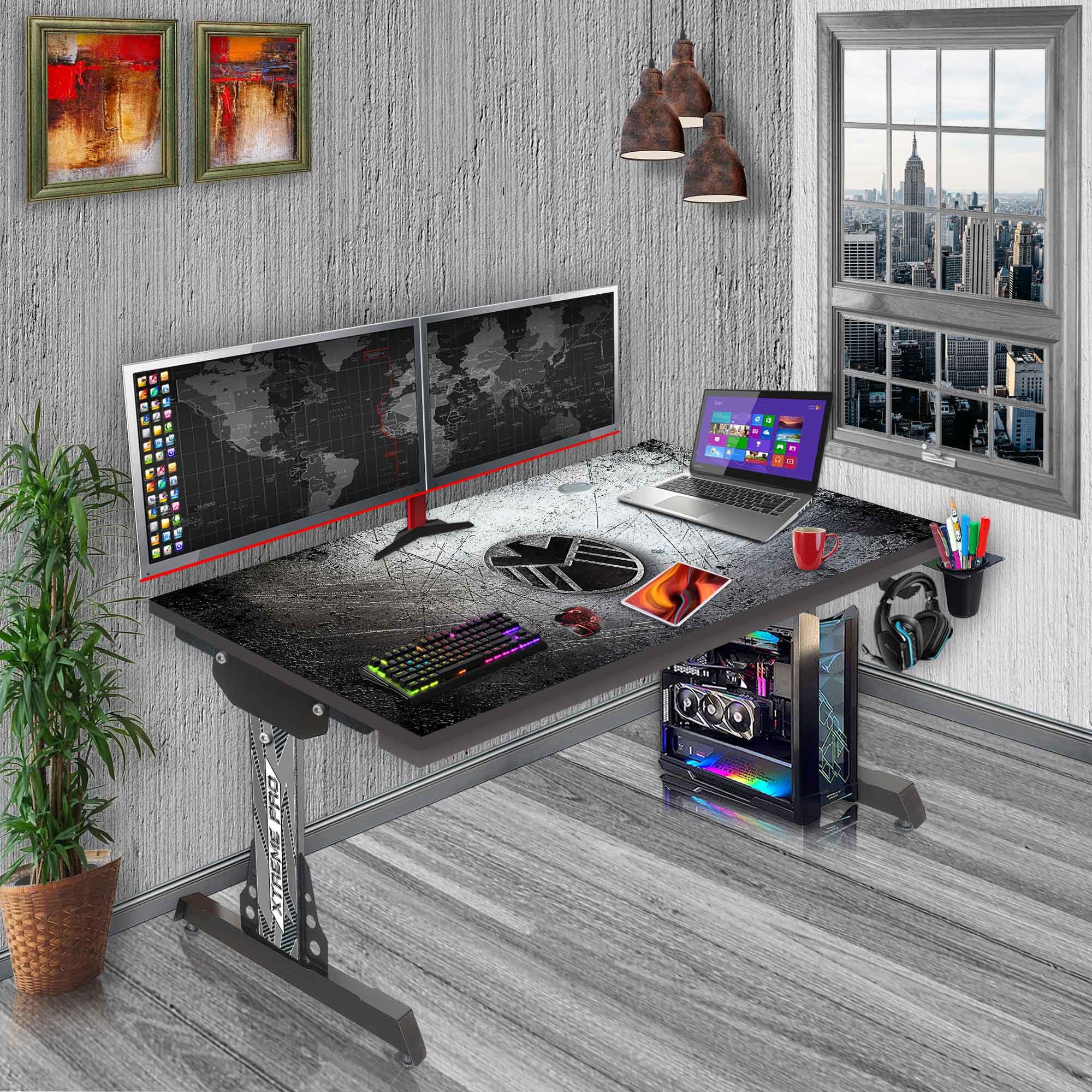 Xtreme PRO Direct Theme Printed Desk Top. Gaming, Work & Study Desk ...