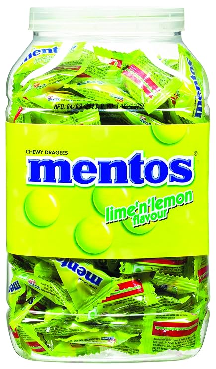 Mentos Lime and Lemon Jar, 300 Count : Amazon.in: Grocery & Gourmet Foods
