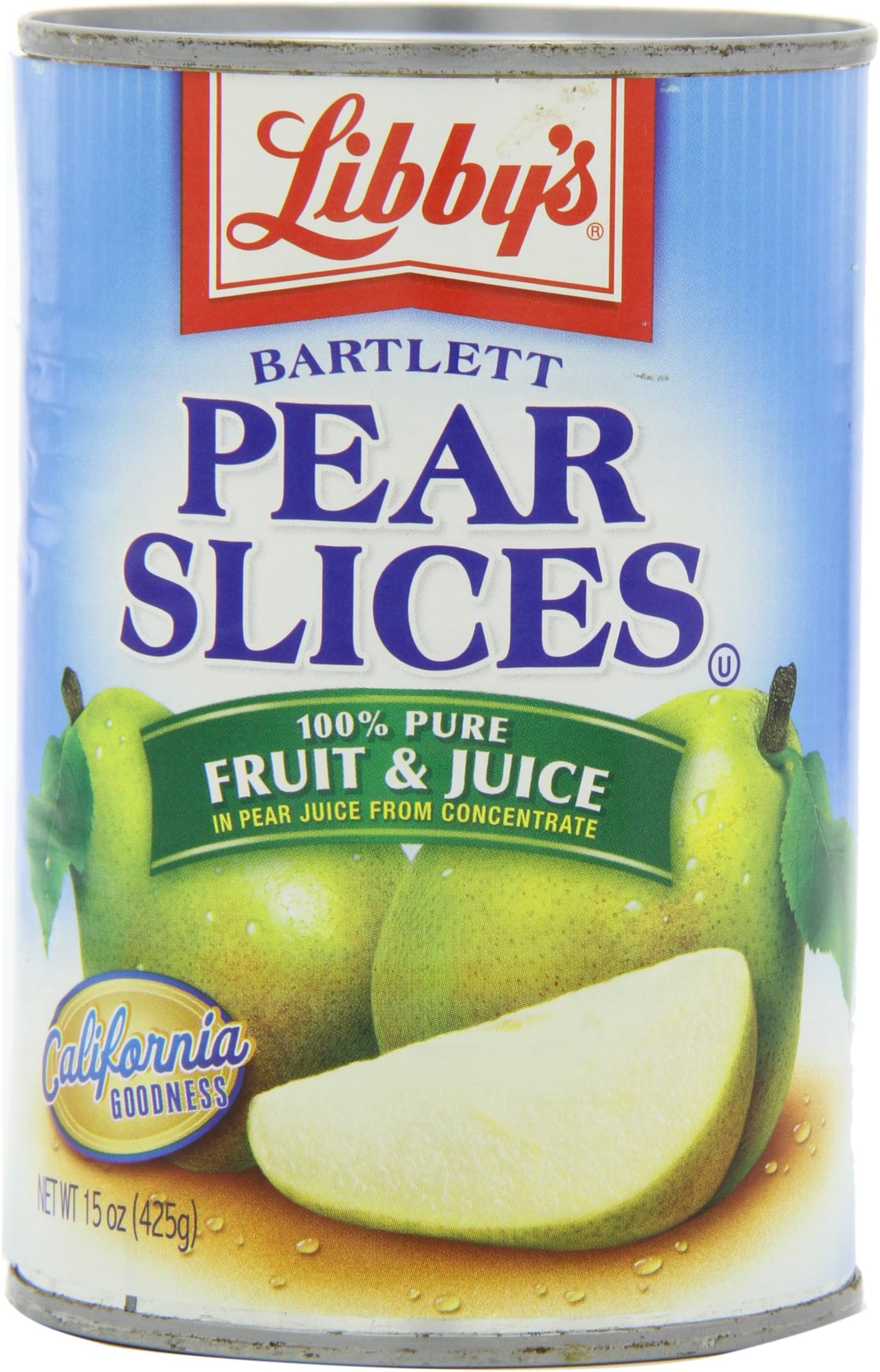 Amazon.com : Libby's Pears Sliced In Pear juices Concentrate, 15-Ounces ...