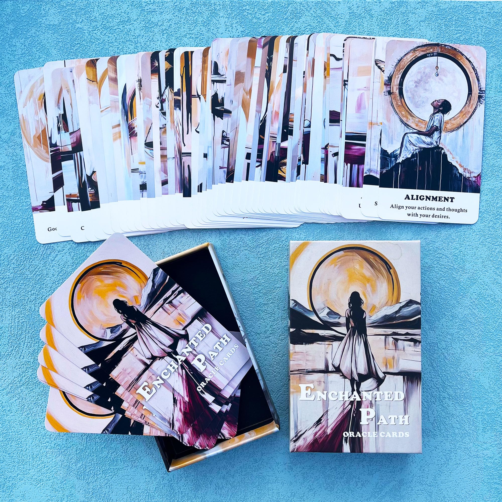 Snapklik.com : The Enchanted Path Oracle Cards, Oracle Cards For Beginners, Self Love And ...