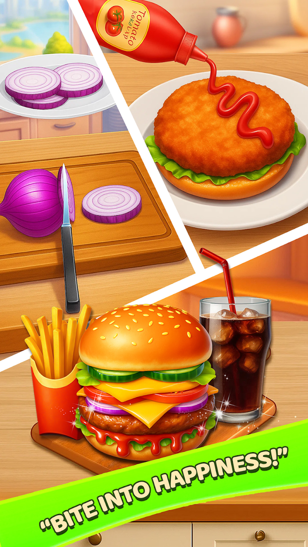 Food Rush Cooking Kitchen Games 3D - Crazy Master Chef Game - App on ...