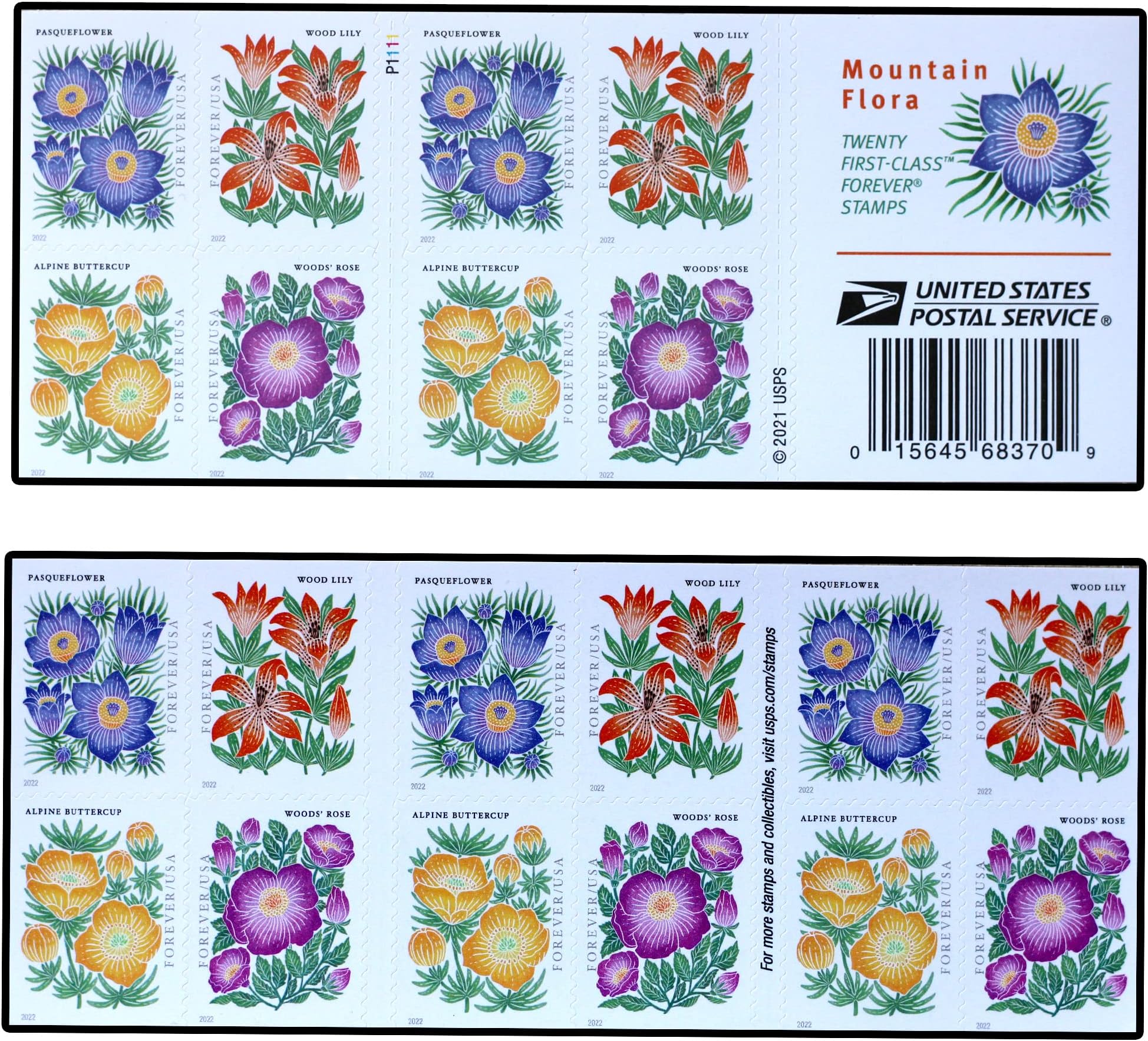 Amazon.com: Ellsworth Kelly Artist Pane of 20 US First Class Forever ...