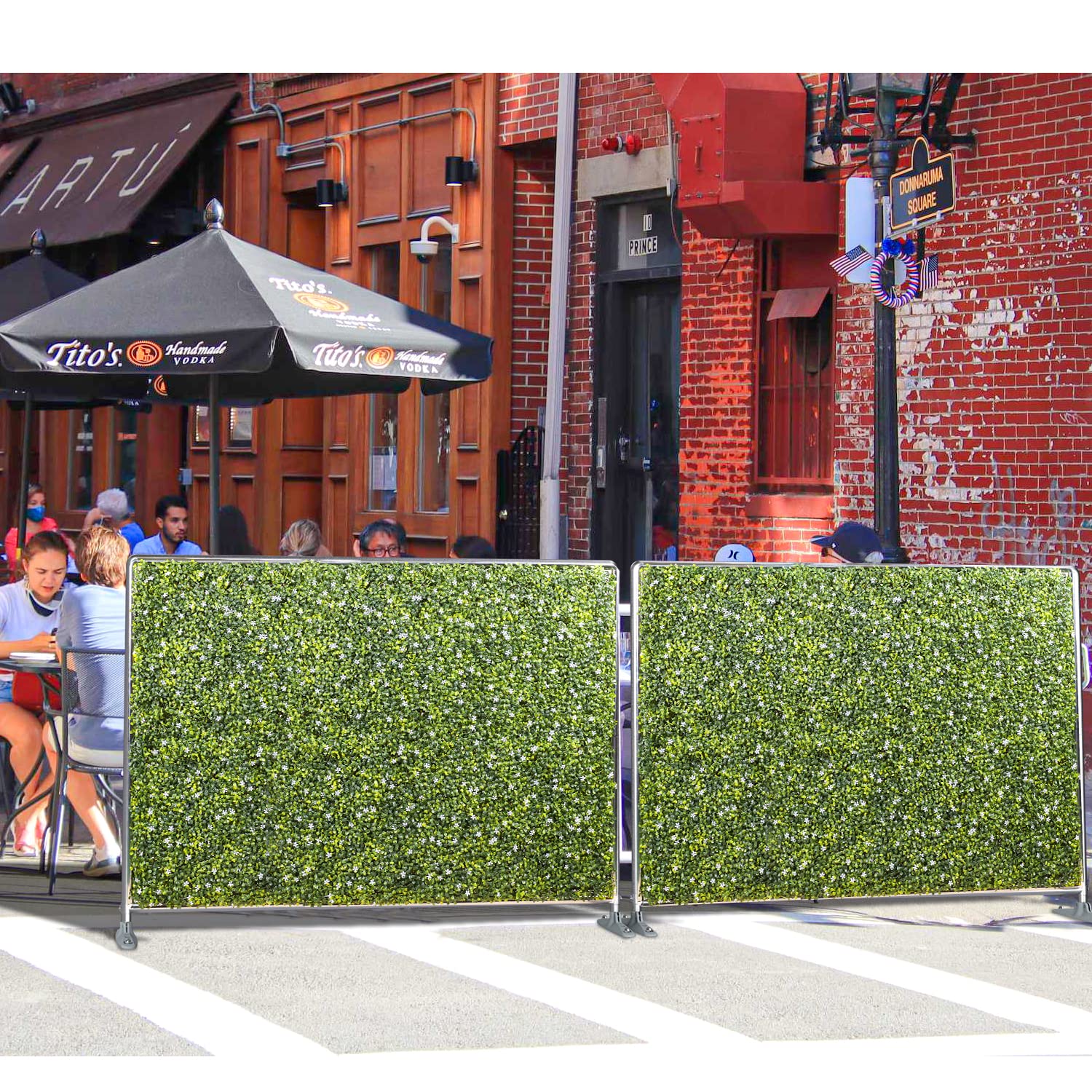 Snapklik.com : Coarbor 60" H X 40" W Mobile Hedge Room Divider Boxwood ...