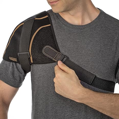 Amazon.com: Copper Fit mens Copper Fit Rapid Relief Shoulder Wrap with ...