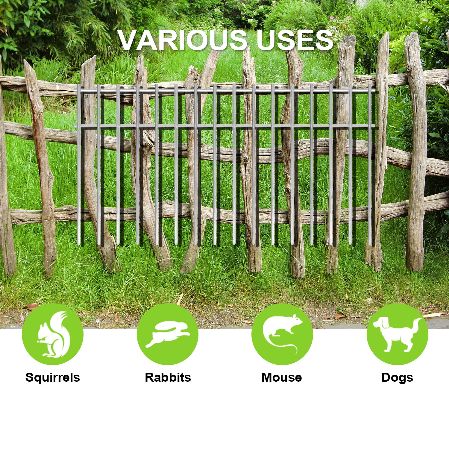 Snapklik.com : Animal Barrier Fence 10Pack, 24x15in Underground Protect ...