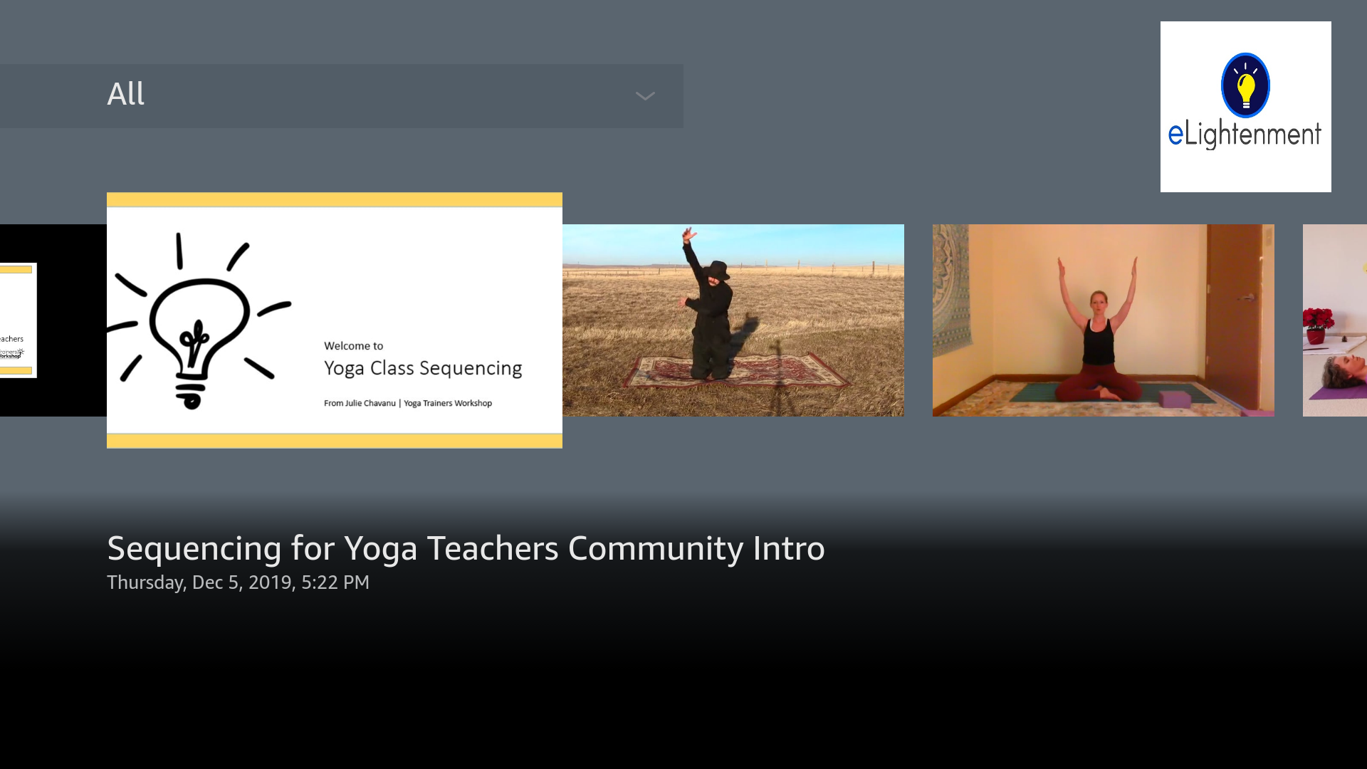 Elightenment TV - App on Amazon Appstore